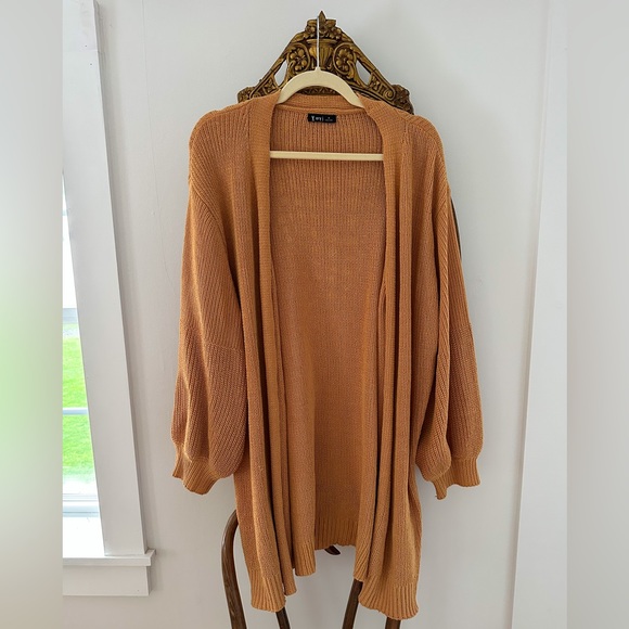 Very J | Sweaters | Mustard Yellow Longline Cozy Cardigan | Poshmark